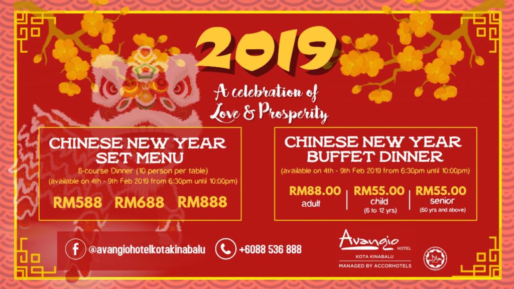 Avangio Hotel Kota Kinabalu welcomes the year of Boar this coming ...